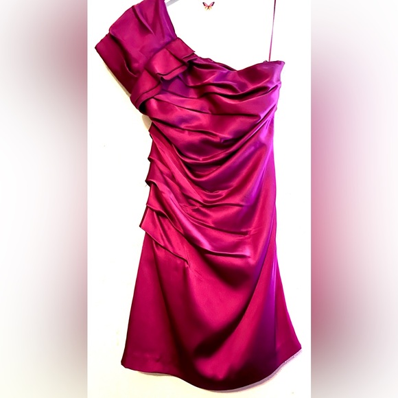 Express | Dresses | Express Hot Pink Formal Bodycon Dress Size 4 | Poshmark